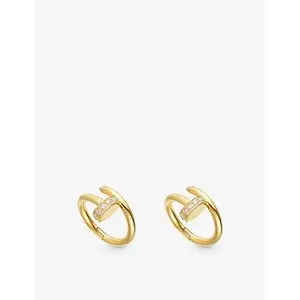 CARTIER Juste Un Clou Diamond Cufflinks - Yellow Gold