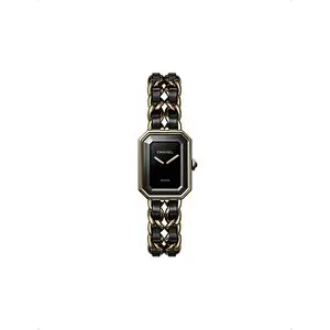 Chanel H6951 Première Édition Originale 18ct Yellow-gold, Steel And Leather Quartz Watch - Black
