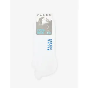 Falke Woven Knitted Ankle Socks - White