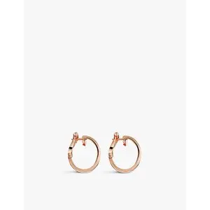 Cartier Love 18ct Rose Gold And Diamond Stud Earrings