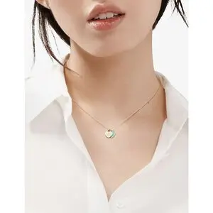 Tiffany & Co. Return To Sterling- And Enamel Pendant Necklace