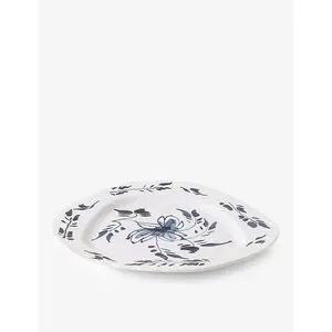 SELETTI Diesel Living With Classics On Acid English Delft Porcelain Dinner Plate 28cm - One-color