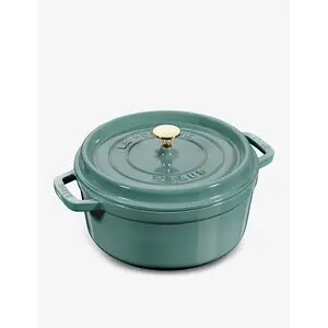 STAUB Cocotte Cast-iron Casserole Dish 26.3cm - Eucalyptus