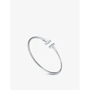 Tiffany & Co. T Wire 18ct White-gold Bracelet