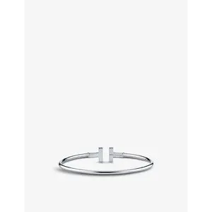 Tiffany & Co. T Wire 18ct White-gold Bracelet