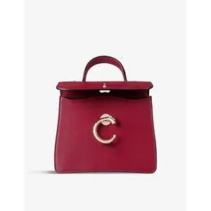 Cartier Panthère De Mini Leather Cross-body Bag - Cherry Red