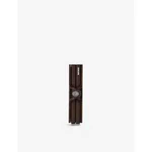 SECRID Twinwallet Vintage Leather And Aluminium Card Holder - Tv-chocolate