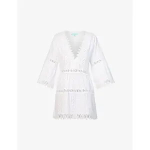 Melissa Odabash Victoria Semi-sheer Cotton Cover-up - White