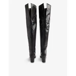 Whistles Inessa Heeled Leather Over-the-knee Boots