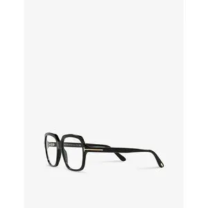 TOM FORD Ft5908-b Irregular-frame Acetate Eyeglasses - Black