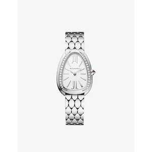 BVLGARI Serpenti Seduttori And Diamond Quartz Watch