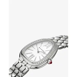 BVLGARI Serpenti Seduttori And Diamond Quartz Watch