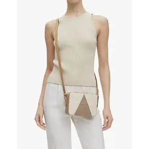 ASPINAL OF LONDON Leather Camera Bag - Taupe