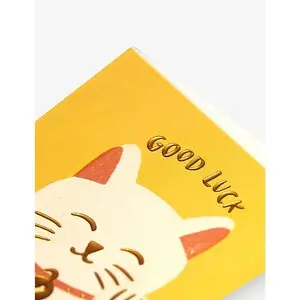 RASPBERRY BLOSSOM Good Luck Greetings Card 11cm X 15.5cm