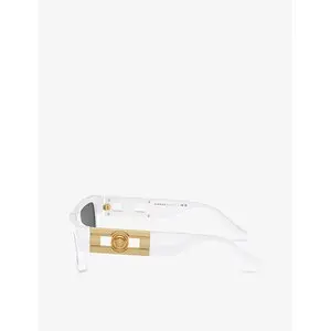 Versace Ve4459 Rectangle Sunglasses - White