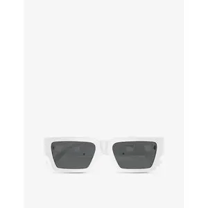 Versace Ve4459 Rectangle Sunglasses - White