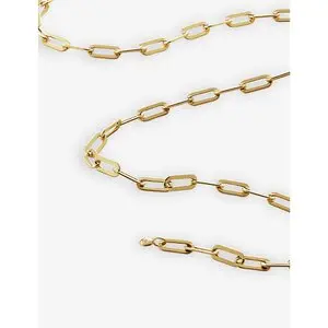 Monica Vinader Paperclip Chain Necklace - Gold