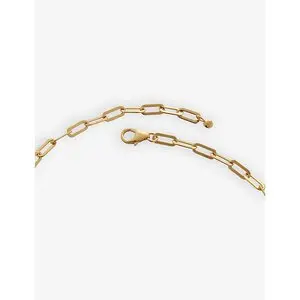 Monica Vinader Paperclip Chain Necklace - Gold