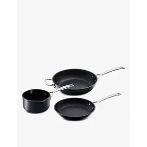 LE CREUSET Toughened Non-stick Aluminium Saucepans Set Of Three - One-color