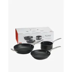 LE CREUSET Toughened Non-stick Aluminium Saucepans Set Of Three - One-color
