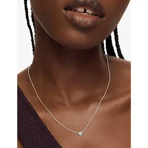 Monica Vinader Heart Lab-grown Diamond Pendant Necklace