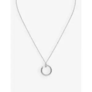 CARTIER Juste Un Clou 18ct White-gold Diamond Pendant Necklace - White Gold