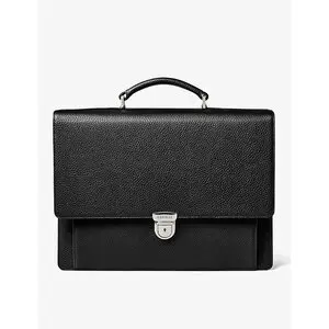 ASPINAL OF LONDON Grained-leather Briefcase
