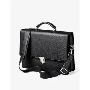 ASPINAL OF LONDON Grained-leather Briefcase