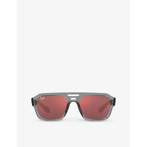 Ray-ban Rectangle-frame Sunglasses - Grey