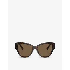 Dolce & Gabbana Dg4449 Butterfly-frame Sunglasses - Brown