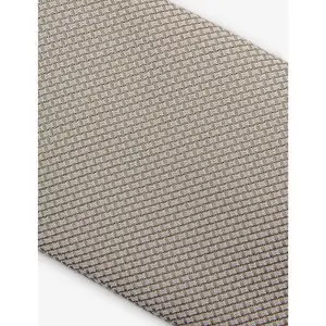 REISS Ceremony Textured Tie - Champagne