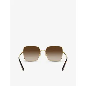 Dolce & Gabbana Dg2242 Square-frame Sunglasses - Gold