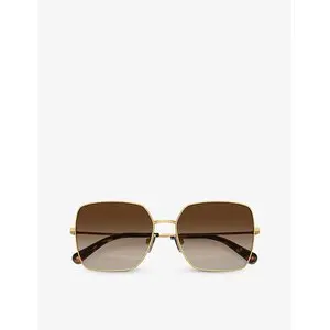 Dolce & Gabbana Dg2242 Square-frame Sunglasses - Gold