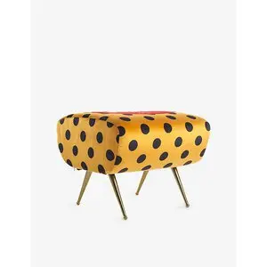 SELETTI Wears Toiletpaper Sh*t-print Woven Stool 42cm