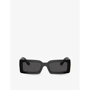 Dolce & Gabbana Rectangle-frame Sunglasses - Black