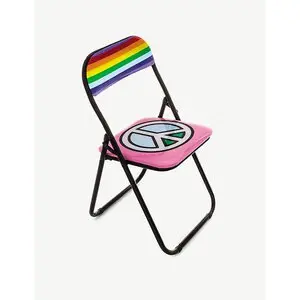 SELETTI Peace Metal And Pvc Folding Chair 46cm