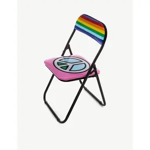 SELETTI Peace Metal And Pvc Folding Chair 46cm