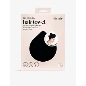 KITSCH Microfibre Hair Towel - Black
