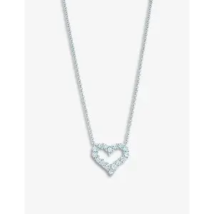 Tiffany & Co. Hearts Pendant With Diamonds In Platinum - One-color