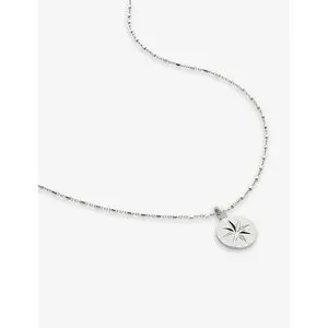 Monica Vinader Station Sterling-silver Chain Necklace - Sterling Silver
