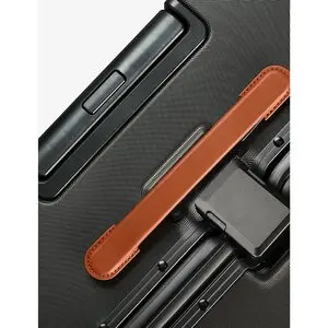 CARL FRIEDRIK The Large Check-in Suitcase - Cognac/grey