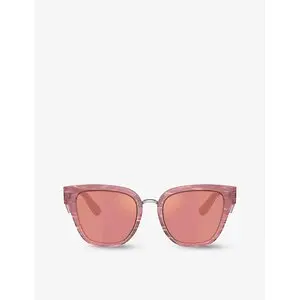 Dolce & Gabbana Dg4437 Butterfly-shape Sunglasses - Pink