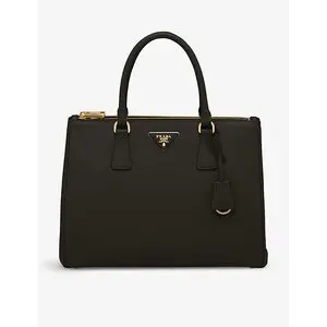 Prada Galleria Large Saffiano-leather Tote Bag - Black