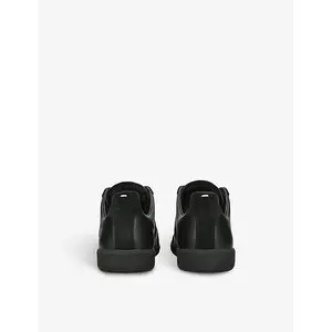 MAISON MARGIELA Replica Panelled Leather Low-top Sneakers - Black