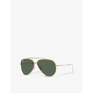 Ray-ban Aviator Reverse Metal Sunglasses - Gold