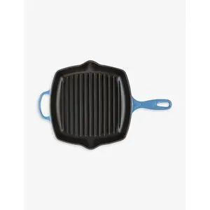 LE CREUSET Square Cast Iron Skillet 26cm - Azure Blue