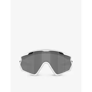 Oakley Wind Jacket Shield-frame Sunglasses - White