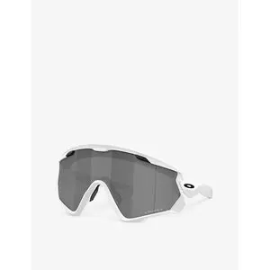Oakley Wind Jacket Shield-frame Sunglasses - White