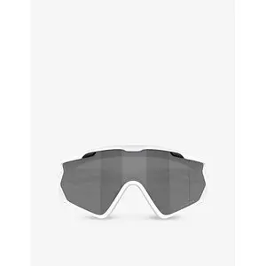 Oakley Wind Jacket Shield-frame Sunglasses - White