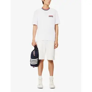 Thom Browne Branded Cotton-knit T-shirt S